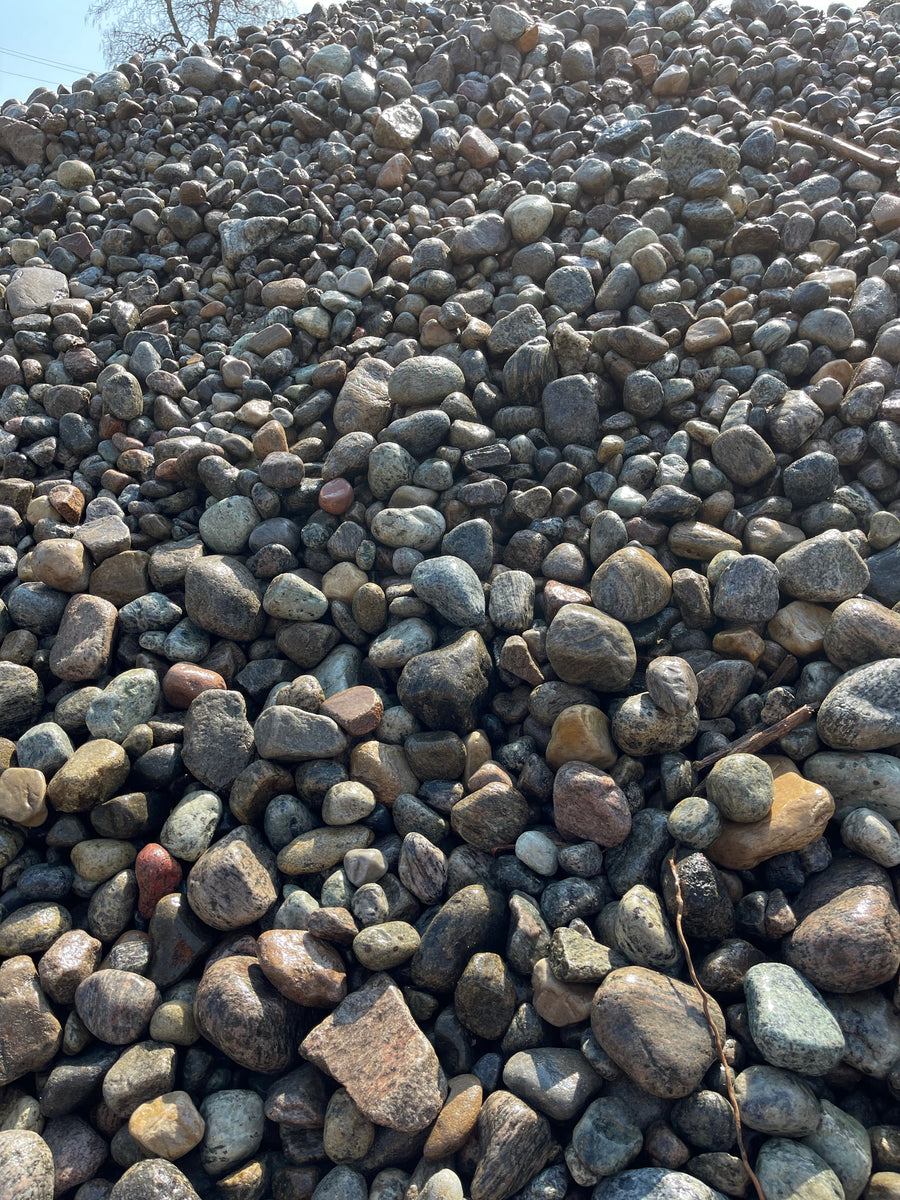 Mixed Round Bolton Cobble stone per cubic yard – Adirondack Landscape ...